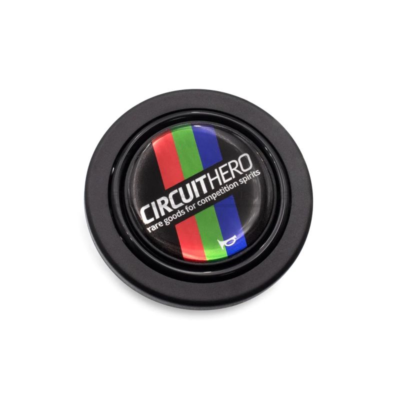 Circuit Hero Racing Toeter Knop Zwart | Fullcartuning.nl