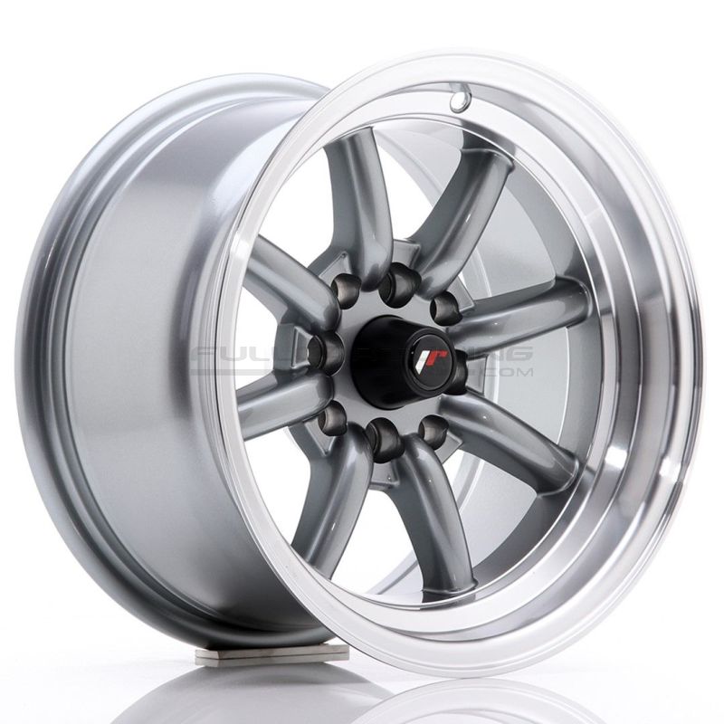 JR-Wheels JR19 Velgen 14 Inch 8J ET-13 4x100,4x114.3 Gun Metal Machined ...